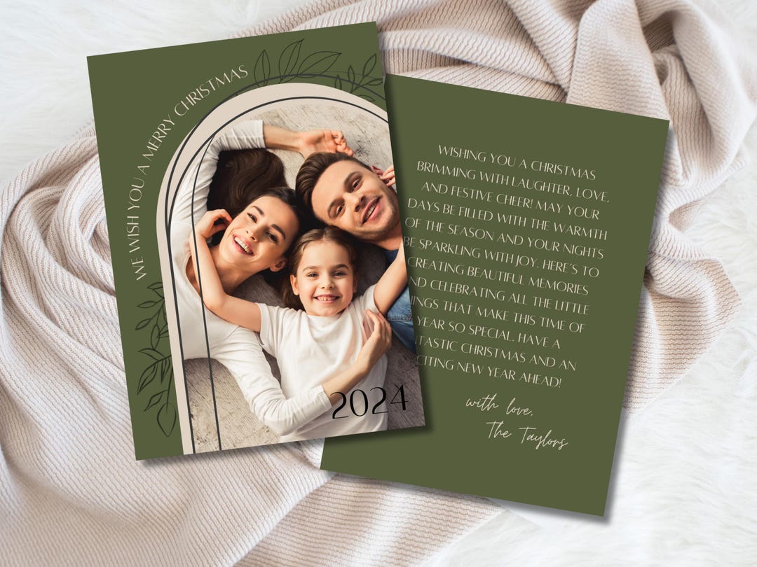 Holiday Card, Christmas Card, Photo Holiday Card, Family Photo Holiday ...