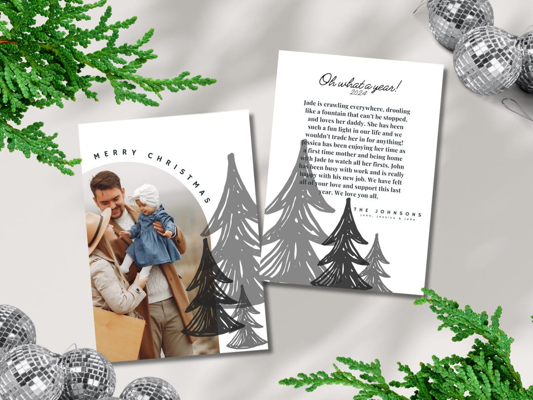 Tree Farm, Holiday Card, Christmas Card, Photo Holiday Card, Family ...
