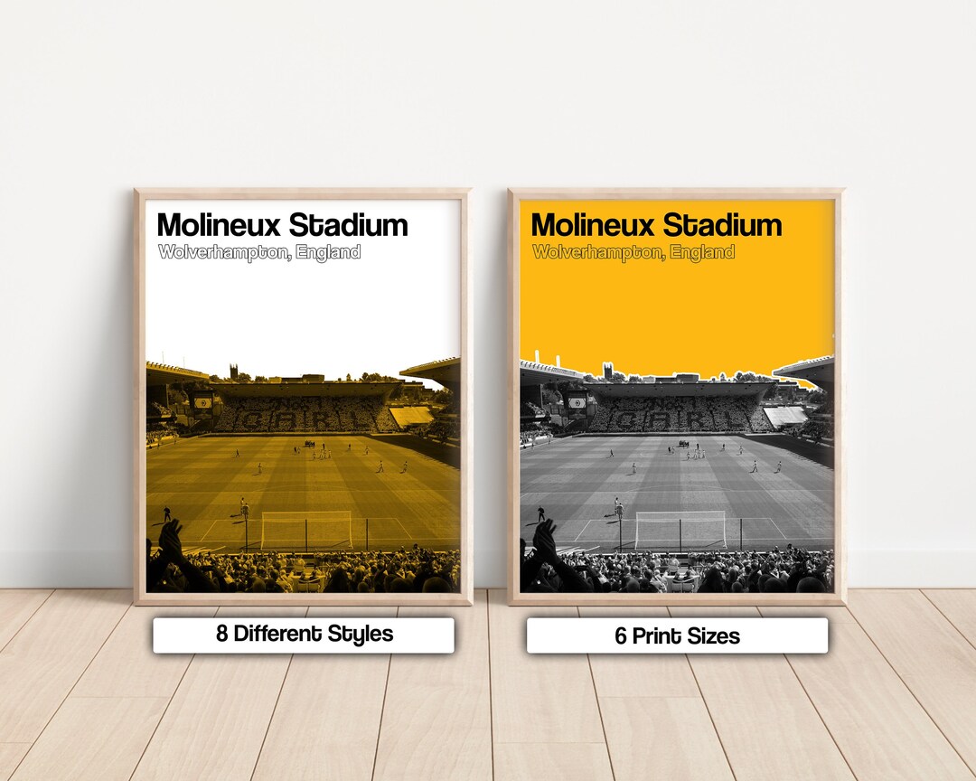 Molineux Stadium Poster Wolverhampton Stadium Print - Etsy