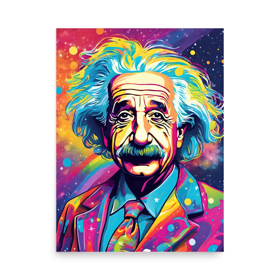 Albert Einstein's Mindscape Poster - Etsy