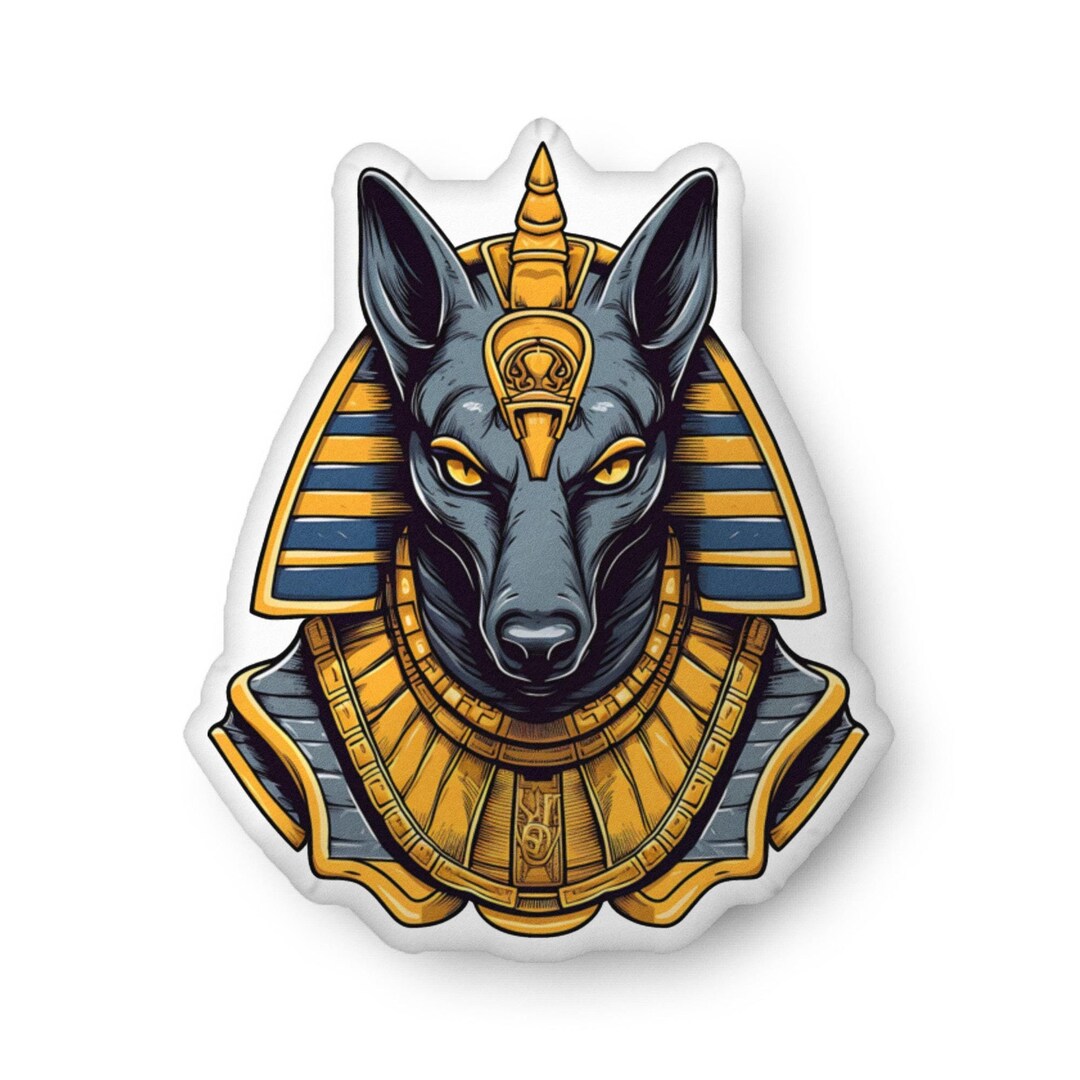 Anubis Egyptian God Custom Shaped Pillow Ancient Egypt Decor, Mythology ...