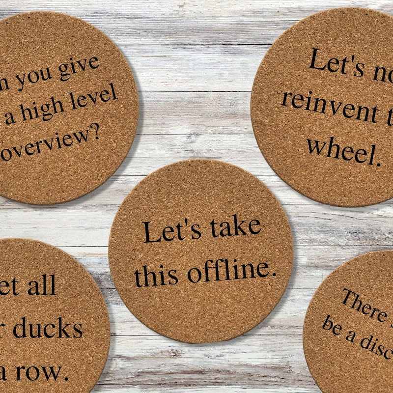 Funny Work Coasters Office - Etsy