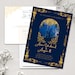 LOTR Wedding Invitation | Sapphire, Gold, and Fantasy Design (digital ...