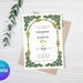 Tolkien Inspired Wedding Invitation | 4 Pack | Canva Template | Digital ...