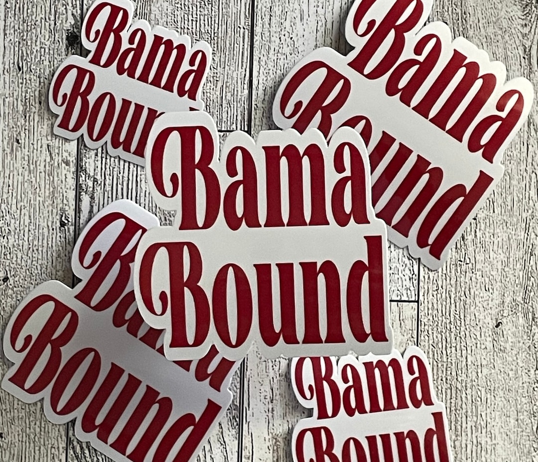 Bama Bound Sticker 3x3 or 2x2 Inches - Etsy