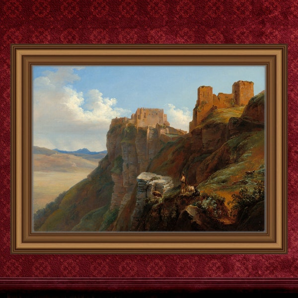 Ancient Castle Wall Art - Etsy