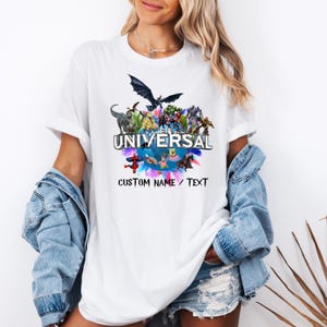 Custom Universal Studios Shirt Family Vacation 2025 Tee Personalized ...