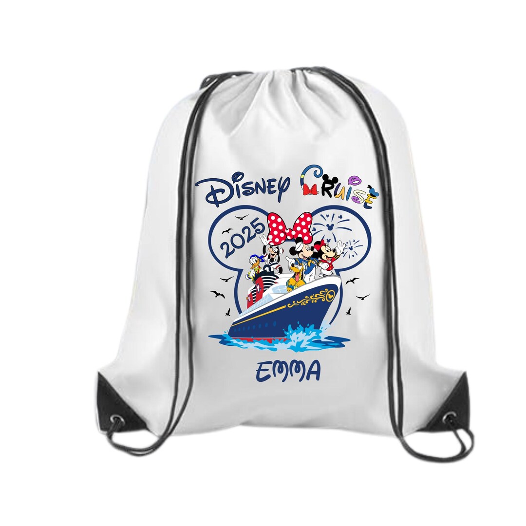Personalized Disney Cruise Backpack - 16.5" X 13.3" Polyester ...