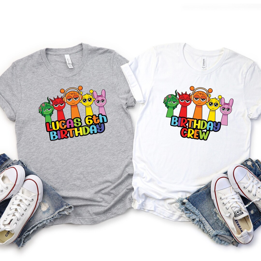 Sprunki Birthday Shirts Personalized Birthday Shirt Sprunki Birthday ...
