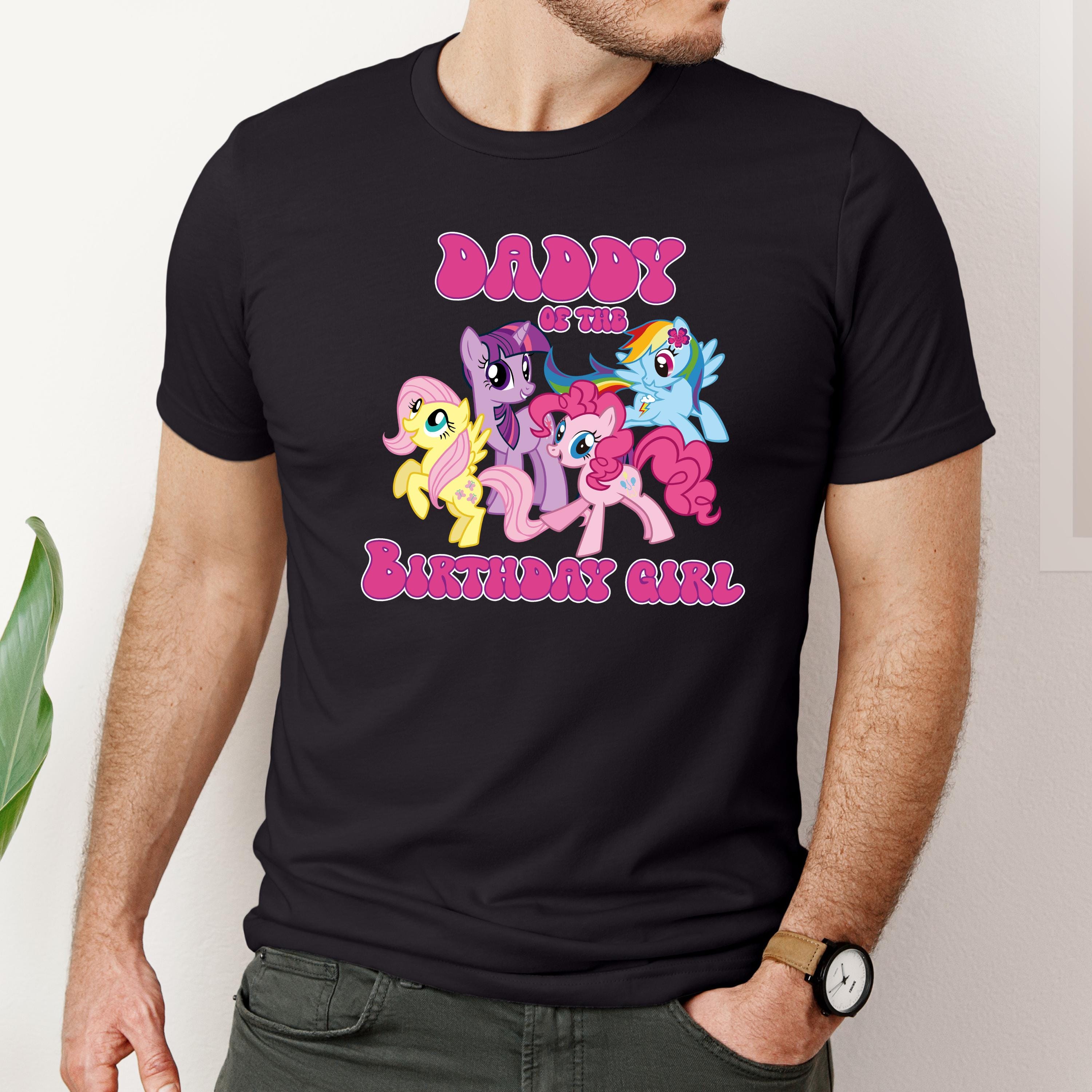 Little Pony Birthday Shirt Custom Name and Age Tee – Birthday Girl ...