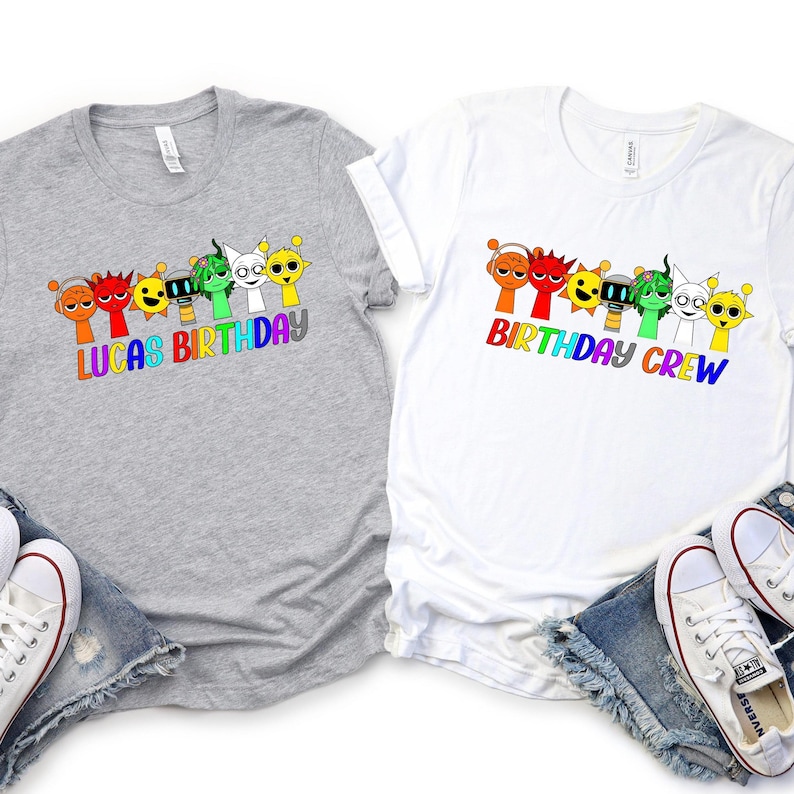 Sprunki Birthday Shirts Personalized Birthday Shirt Sprunki Birthday ...