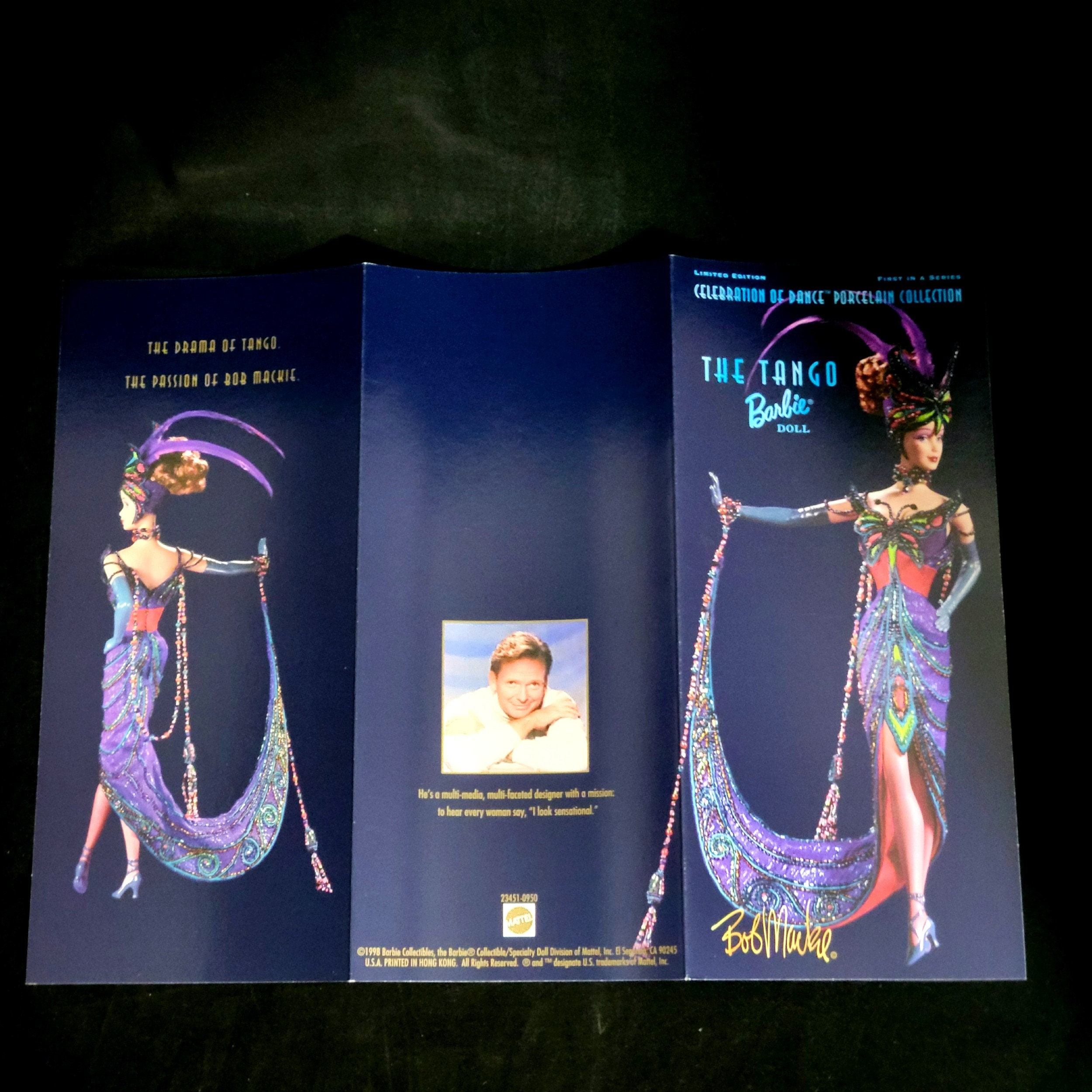 1998 the Tango Barbie, Bob Mackie Barbie, Celebration of Dance ...