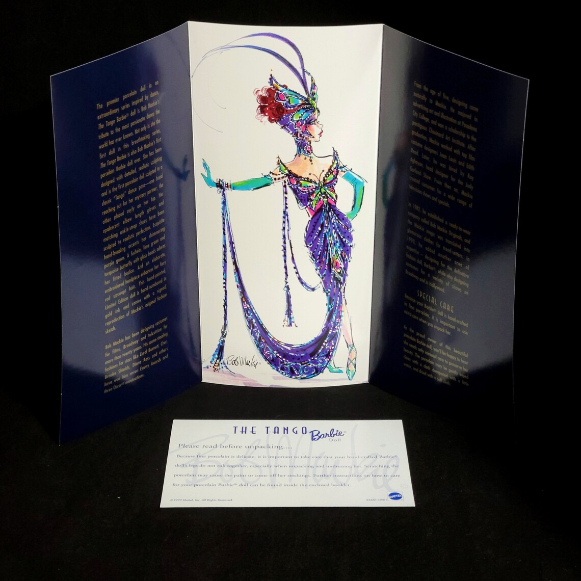 1998 the Tango Barbie, Bob Mackie Barbie, Celebration of Dance ...