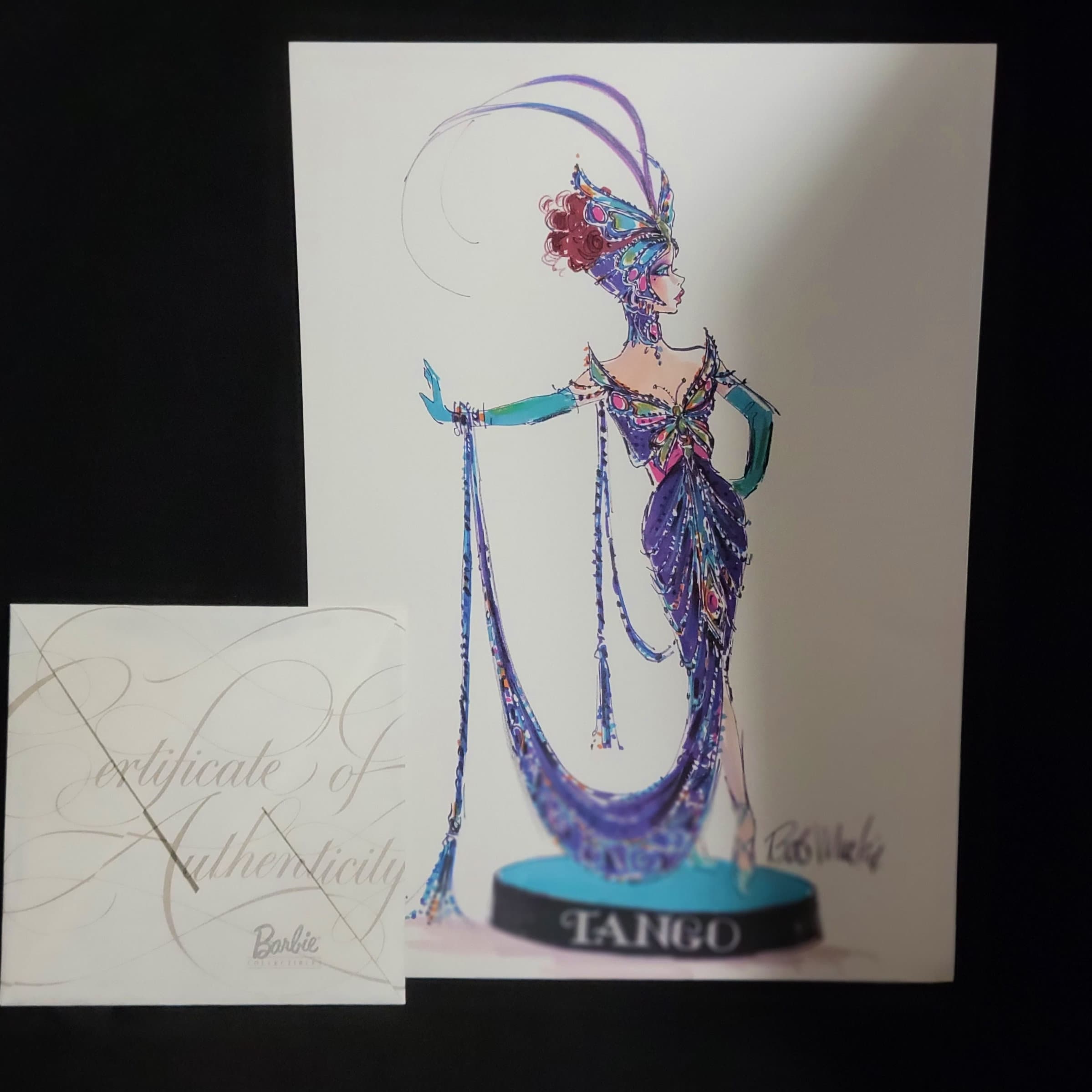 1998 the Tango Barbie, Bob Mackie Barbie, Celebration of Dance ...