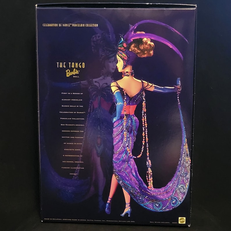 1998 the Tango Barbie, Bob Mackie Barbie, Celebration of Dance ...