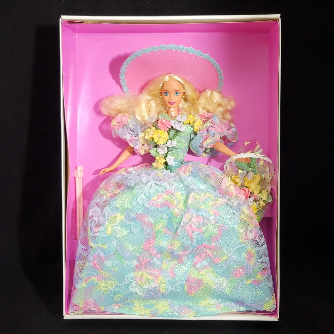 Spring Bouquet Barbie, Enchanted Seasons Collection 1994 - Etsy