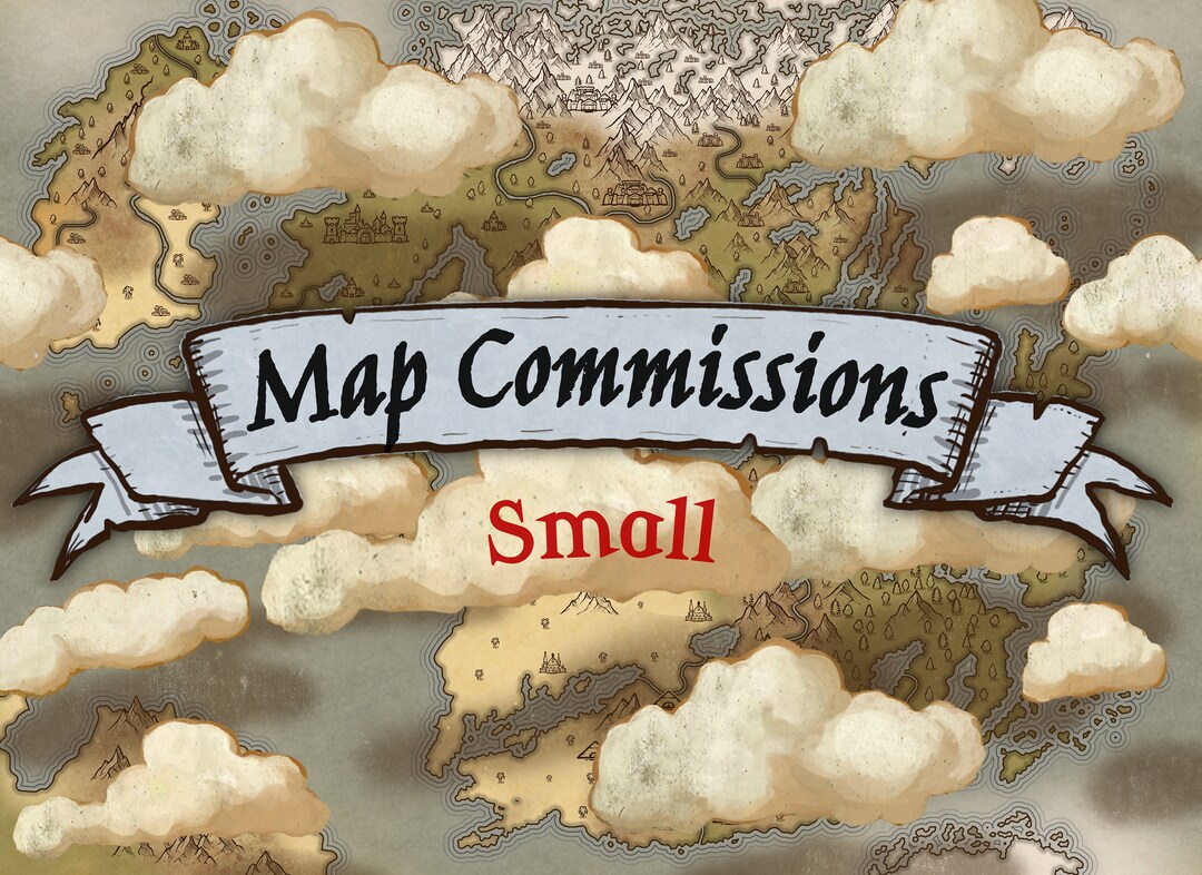 D&D / RPG Map Commissions | Small Project or Local Map - Etsy
