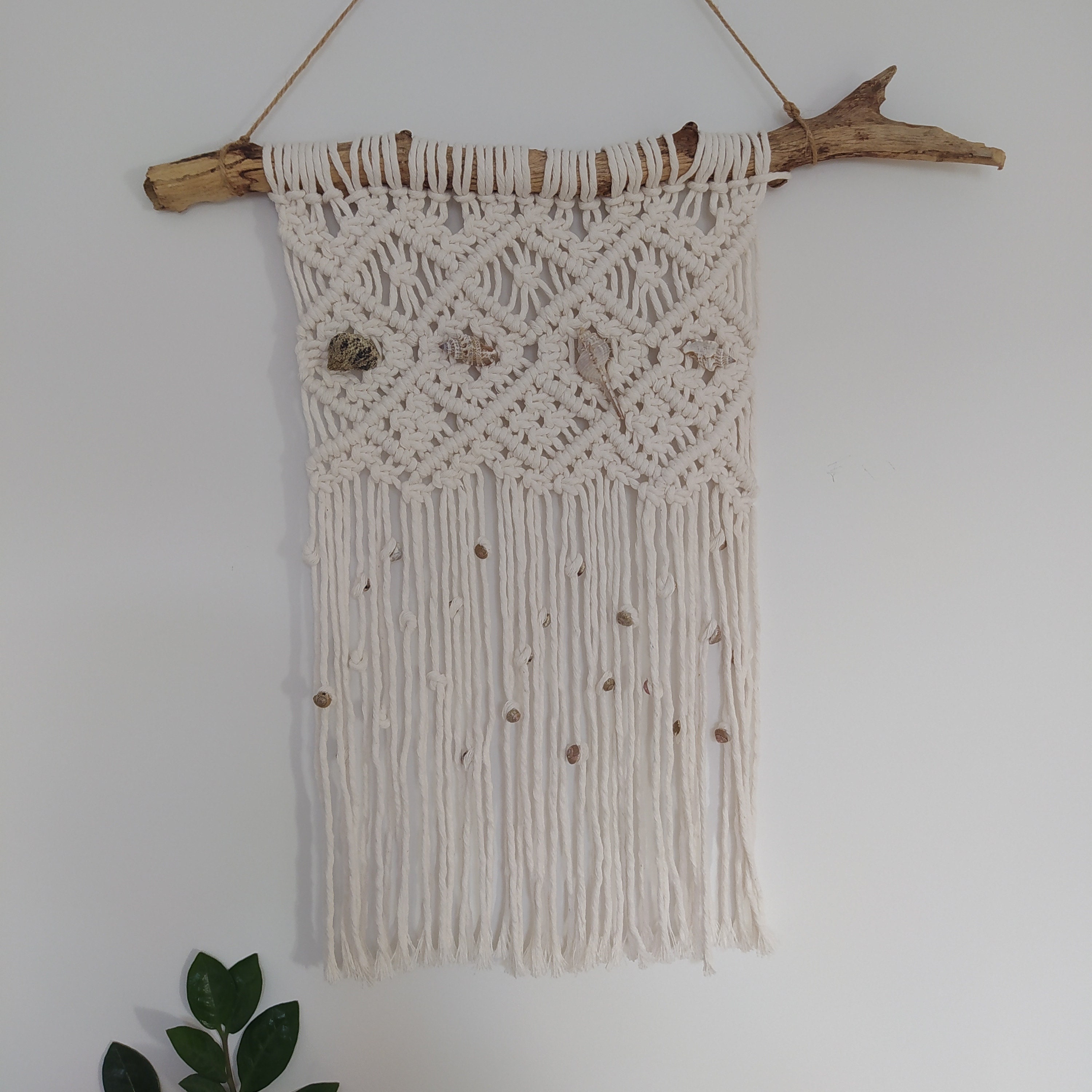 Macrame Vaiana With Shells / Macrame Wall Hanging / Macrame - Etsy