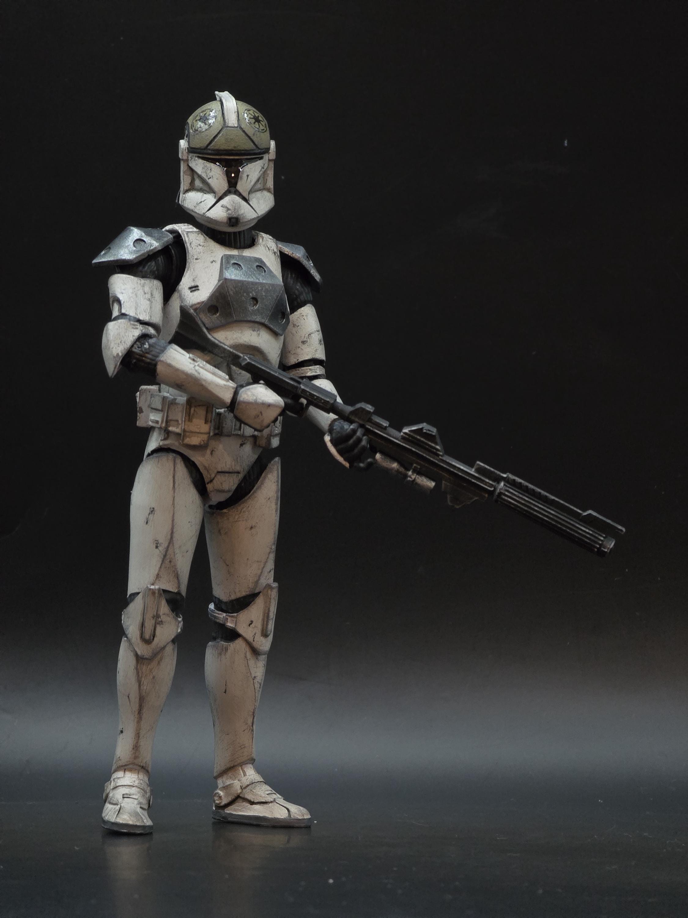 Star Wars Black Series Phase 1 Clone Trooper Gunner - Etsy