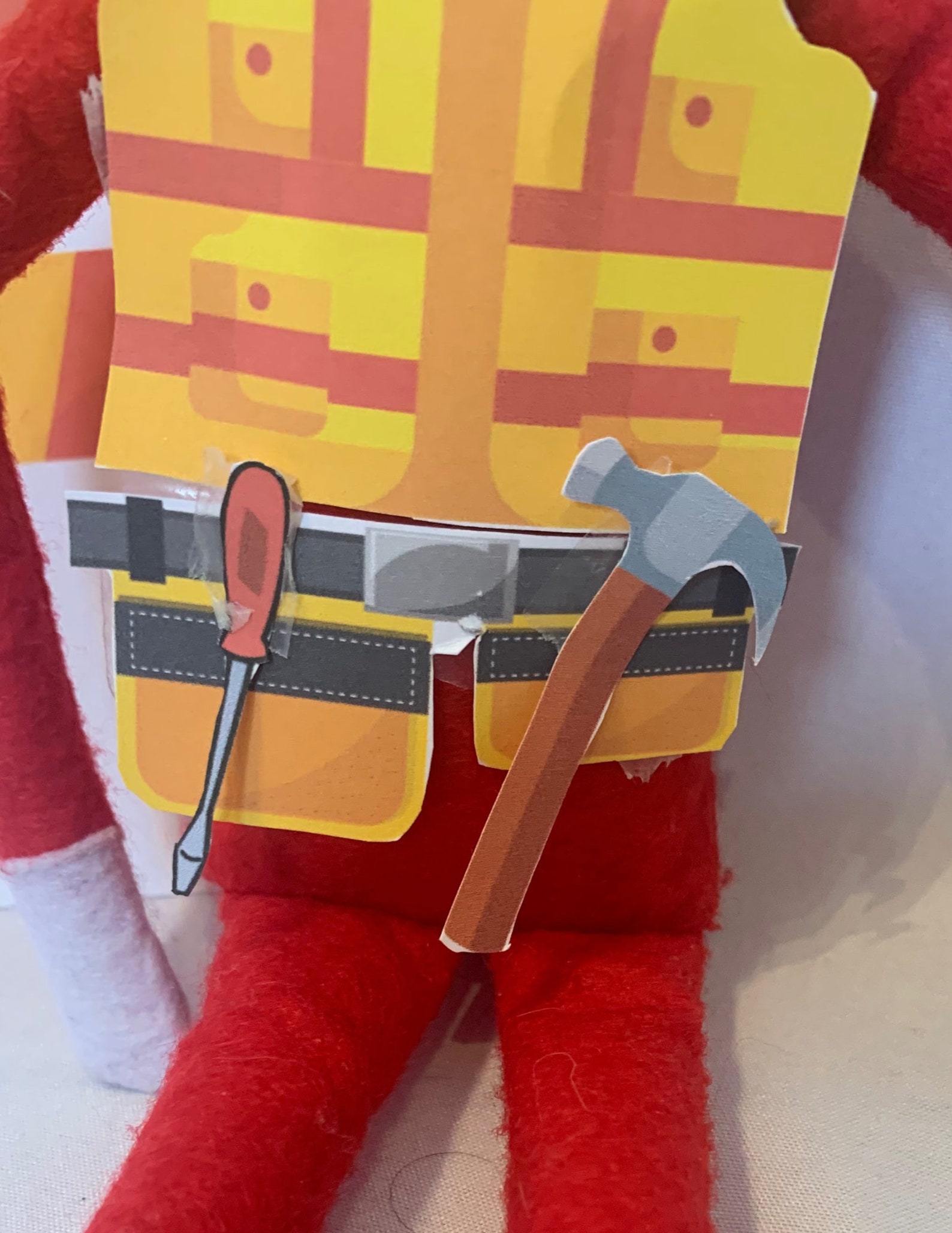 Printable Construction Elf printable Elf Props Printable Elf - Etsy