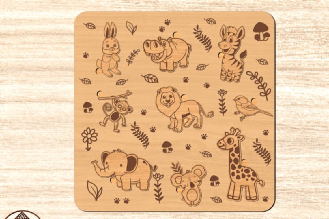 Bundle Puzzle Laser Cut File, Laser Cut PUZZLE File Svg Templates ...
