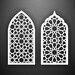 Moroccan Decor Arch Window Graphic, Files Dxf, Svg,ai, Cdr, Eps - Etsy