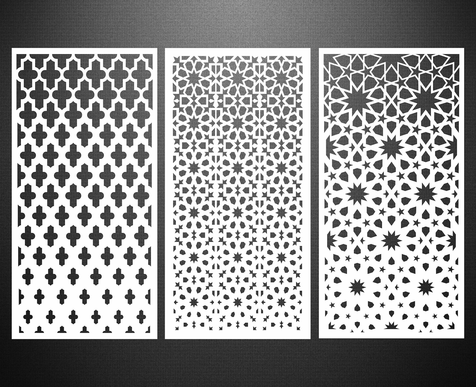 Decorative Arabic Panel, Modern Laser Cut Panel Designs - Digital Files ...