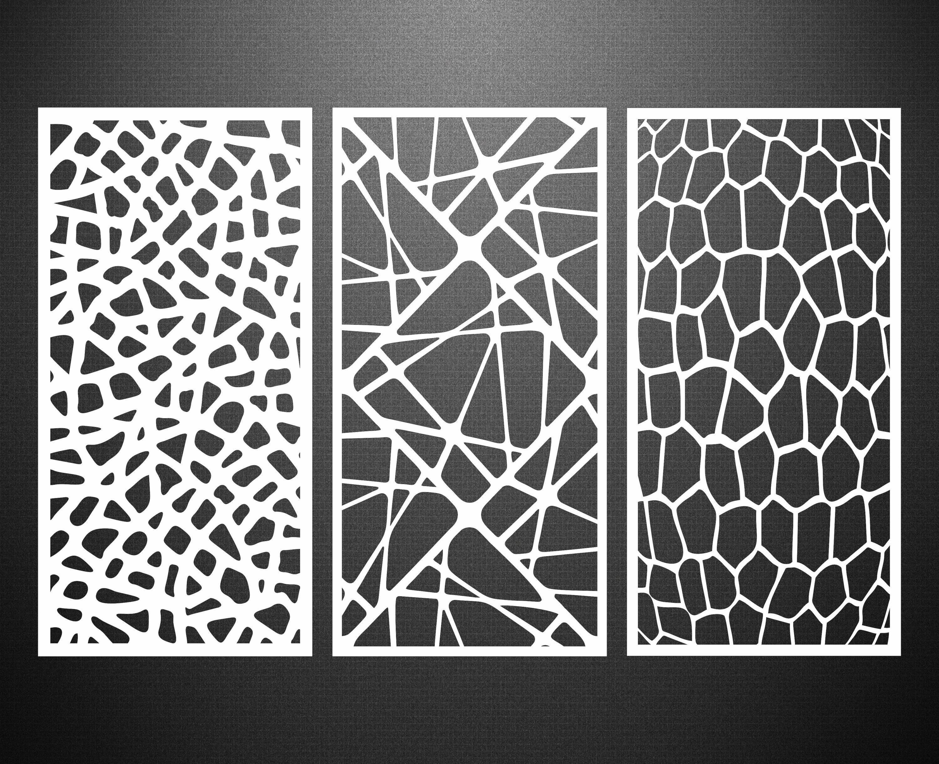 Decorative Panel, Modern Laser Cut Panel Designs Digital Files for CNC ...
