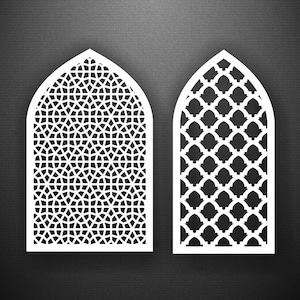 Moroccan Decor Arch Window Graphic, Files Dxf, Svg,ai, Cdr, Eps - Etsy