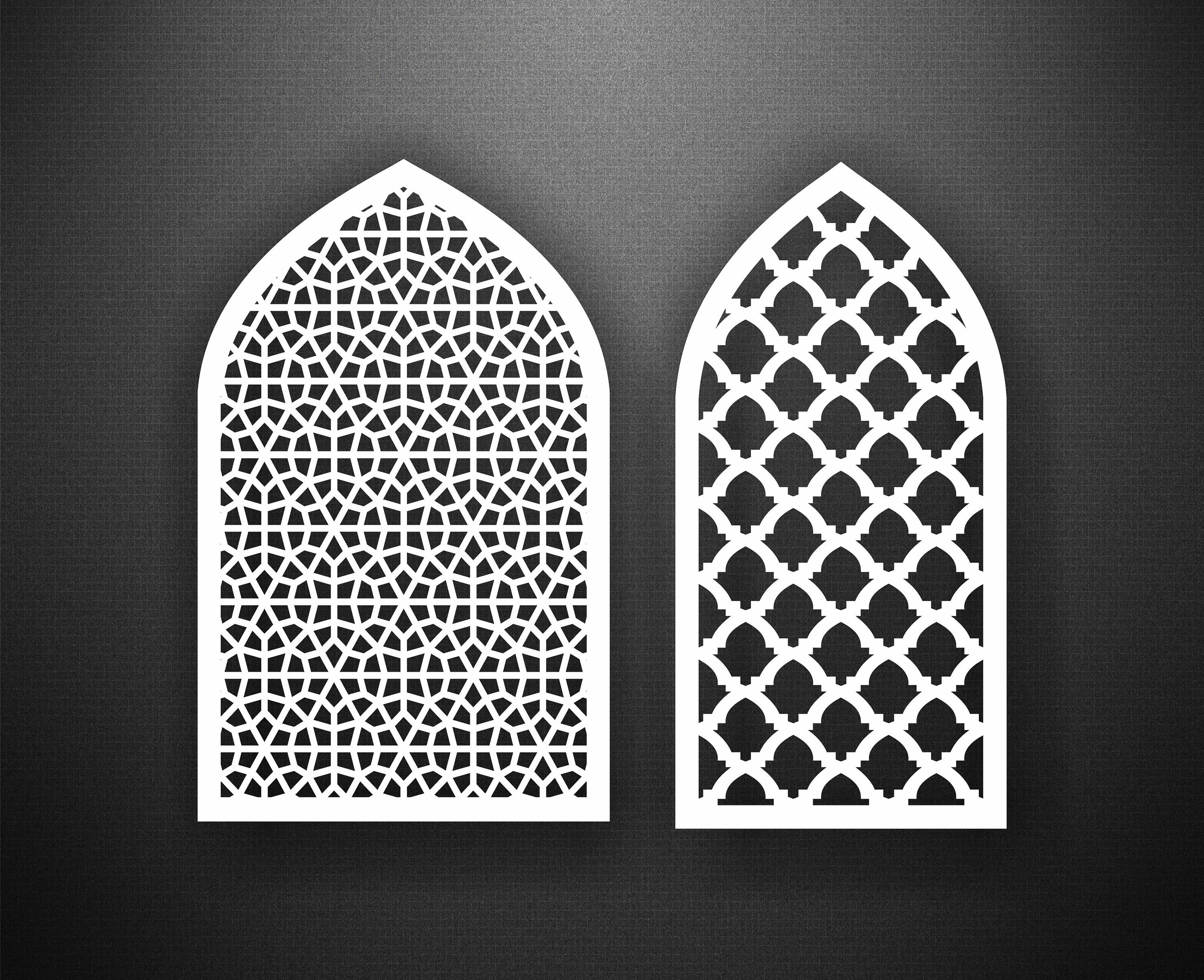 Moroccan Decor Arch Window Graphic, Files Dxf, Svg,ai, Cdr, Eps - Etsy