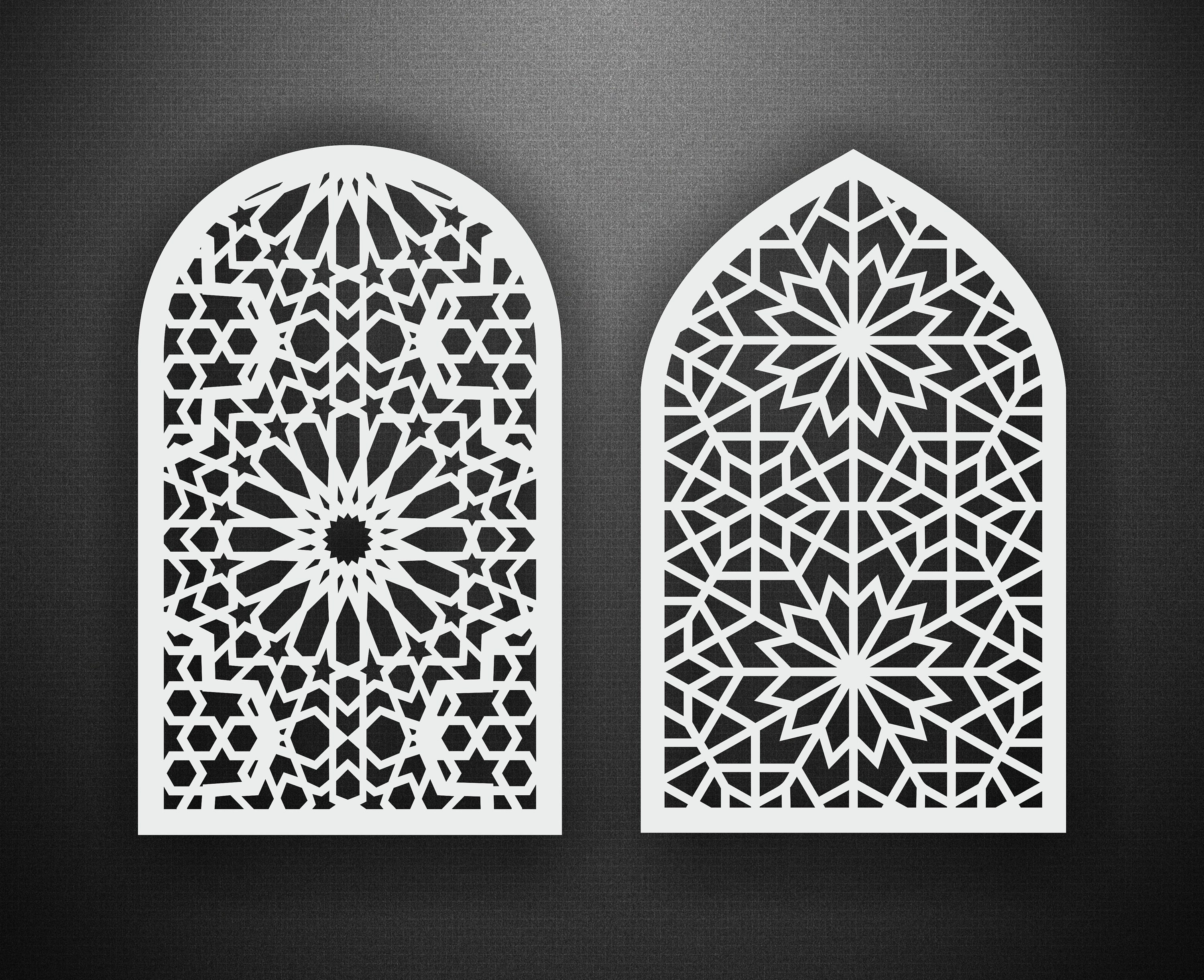 Moroccan Decor Arch Window Graphic, Files Dxf, Svg,ai, Cdr, Eps - Etsy