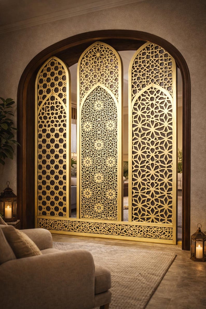 Arch Windows Arabic, Moroccan Patterns, Arabic, Arch window decor with ...