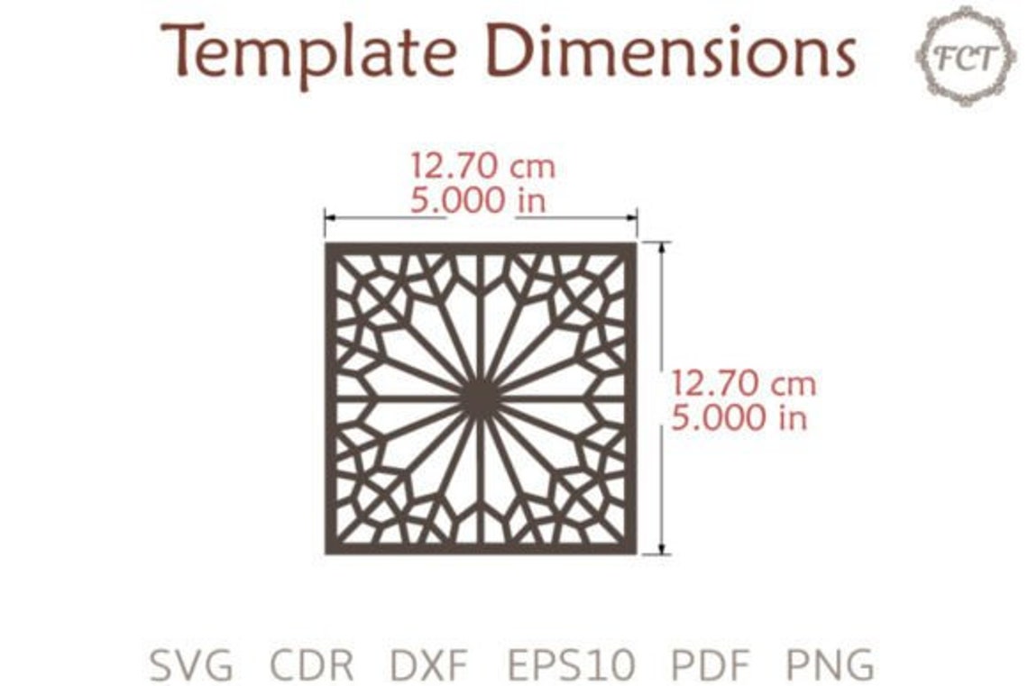15 Moroccan Panels Arabic SVG Laser Cut - Etsy