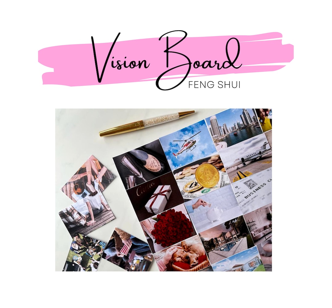Feng Shui Vision Board I Printable Vision Board Kit I Manifest 2024 ...