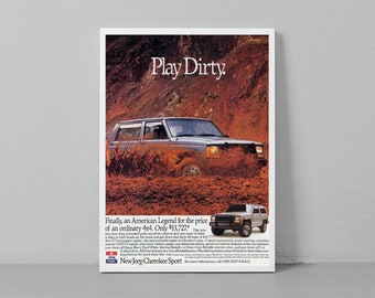 Jeep Xj Poster - Etsy