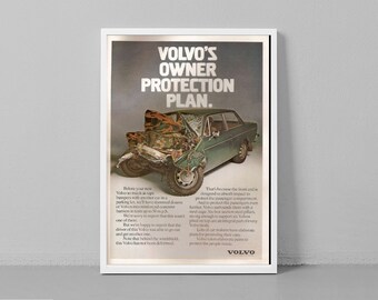 Old Volvo Poster - Etsy