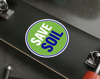 Save Soil Finger Painting Kiss-cut Sticker Decal savesoil - Etsy