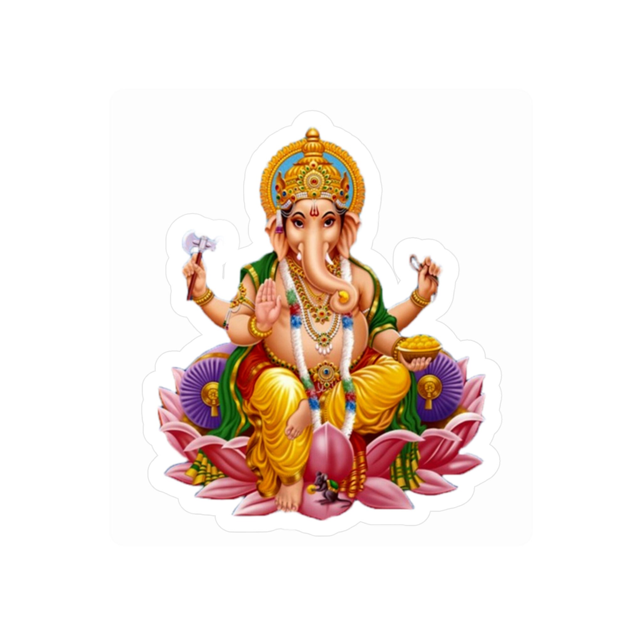 Ganesha Ganesh Ganpati Sticker Vinyl Decal - Etsy