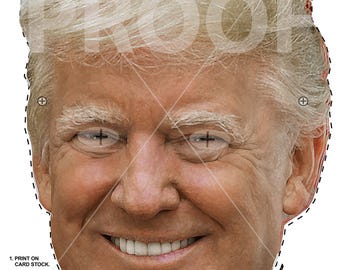 Printable Halloween Mask - KAMALA HARRIS Design | Download and Print ...