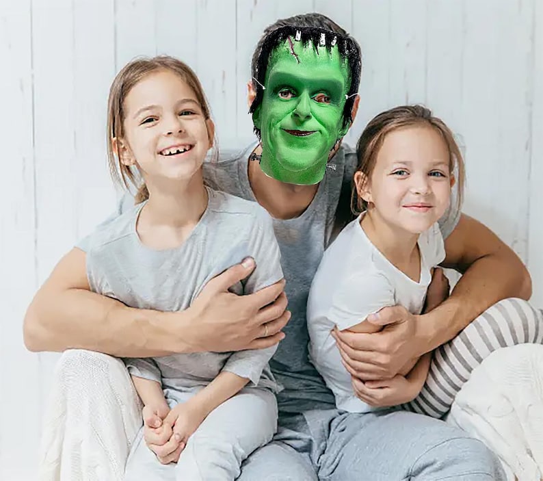 Printable Frankenstein Mask: Fun Halloween Costume (digital Download ...