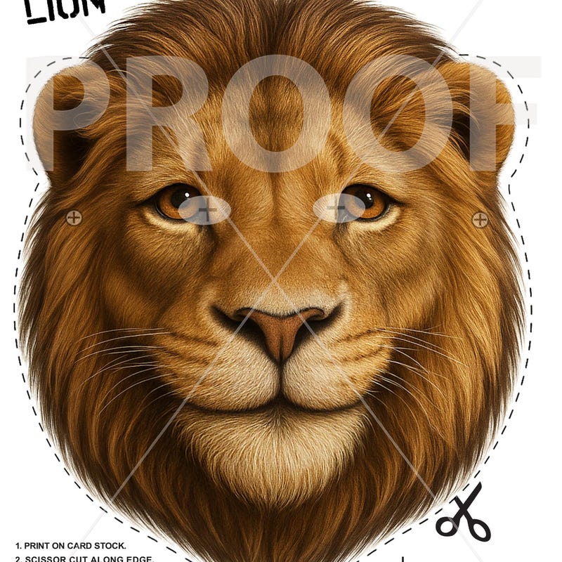 Lion Mask - Etsy