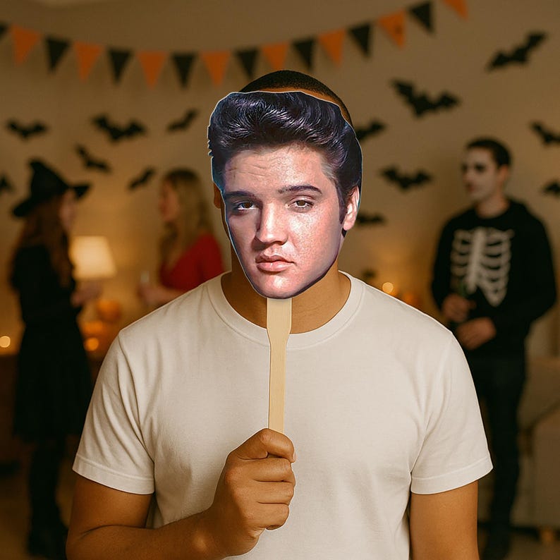 Printable Elvis Halloween Mask – DIY Costume (digital Download) - Etsy