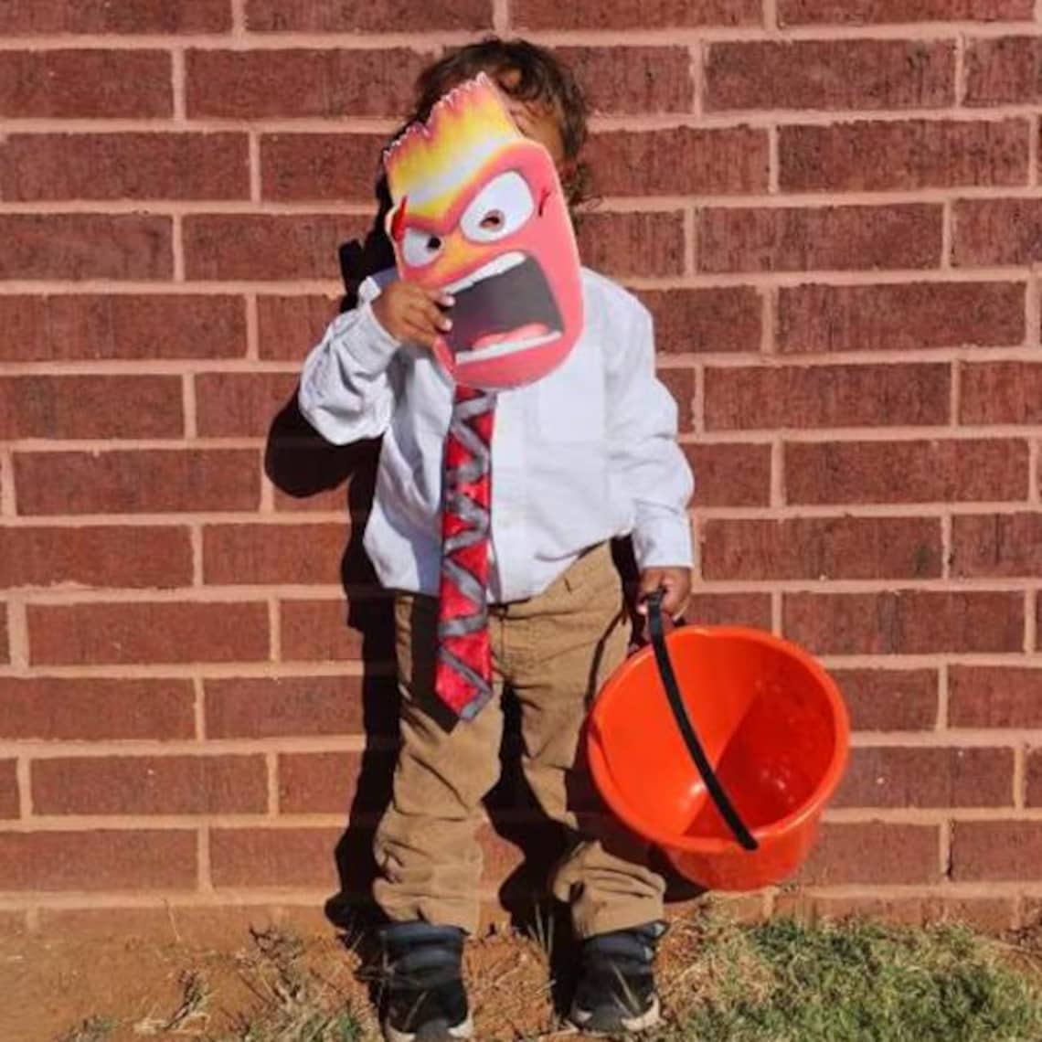Anger Inside Out Mask: Printable Halloween Costume (digital Download ...