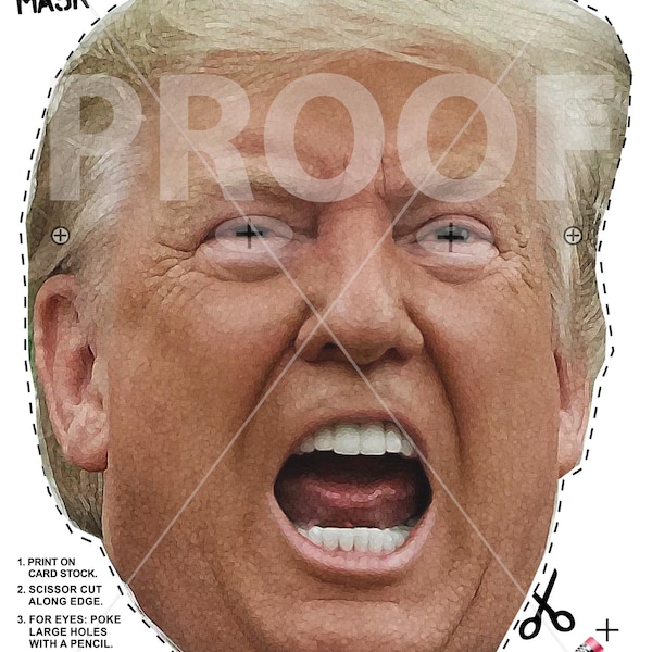 Trump Mask - Etsy