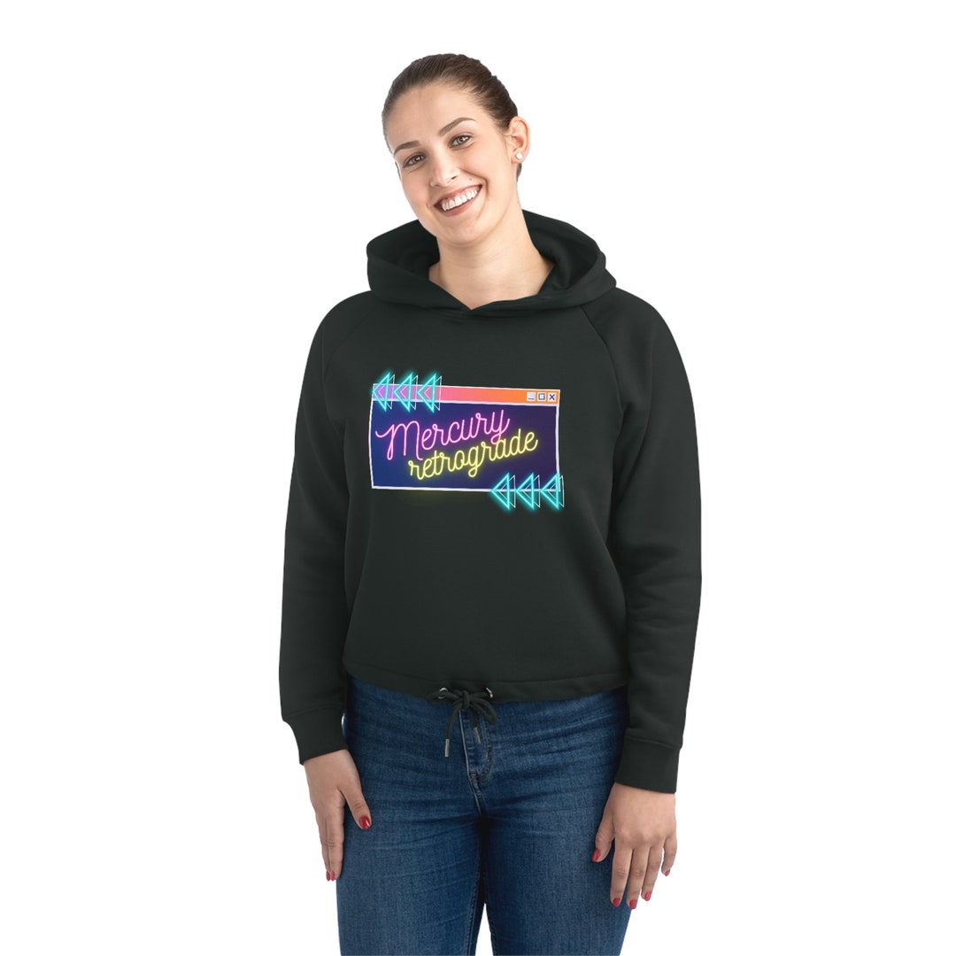 Mercury Retrograde Neon Retro Vaporwave Sign Astrology Zodiac Women's ...