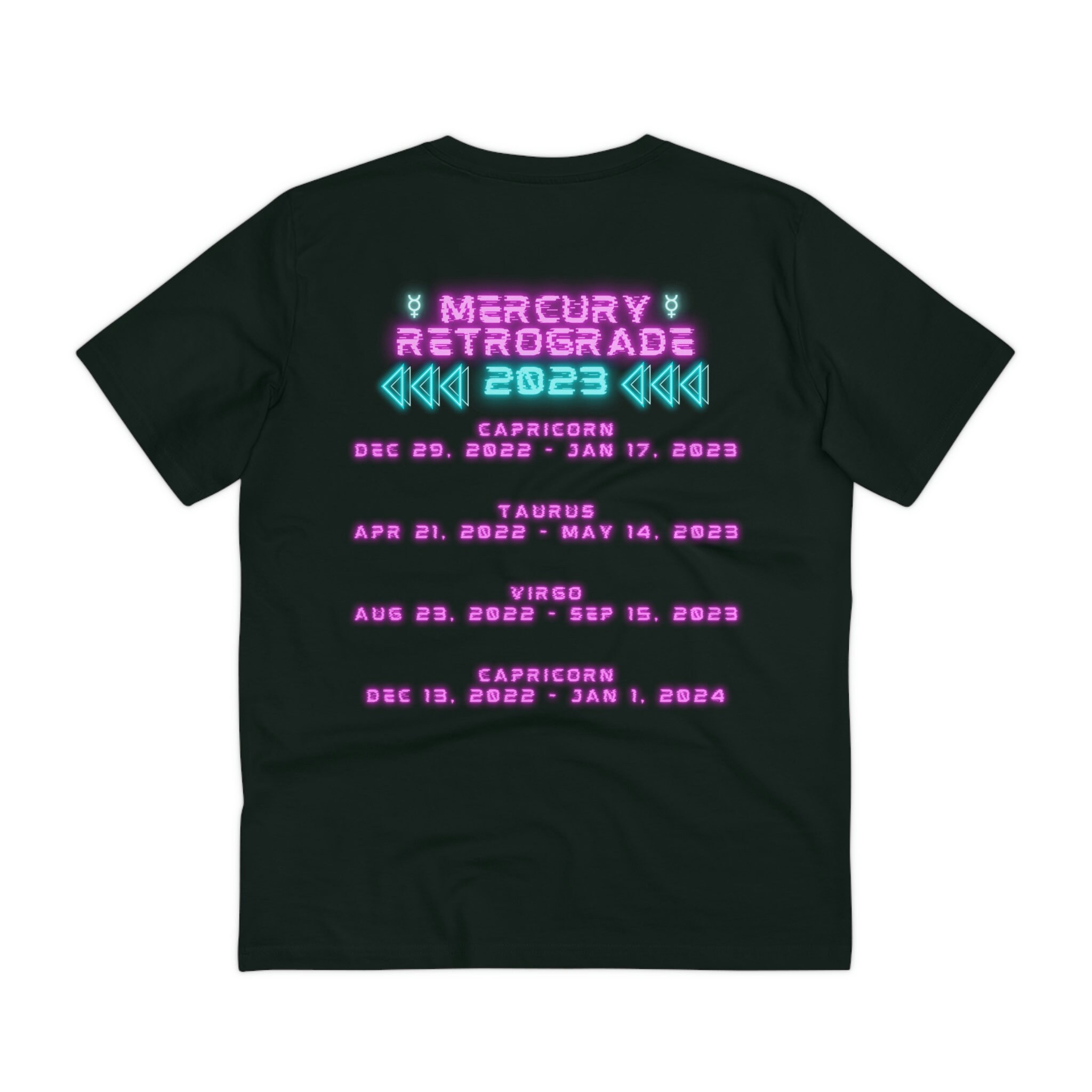 Mercury Retrograde 2023 Astrology Organic Tour Shirt Neon Vaporwave - Etsy