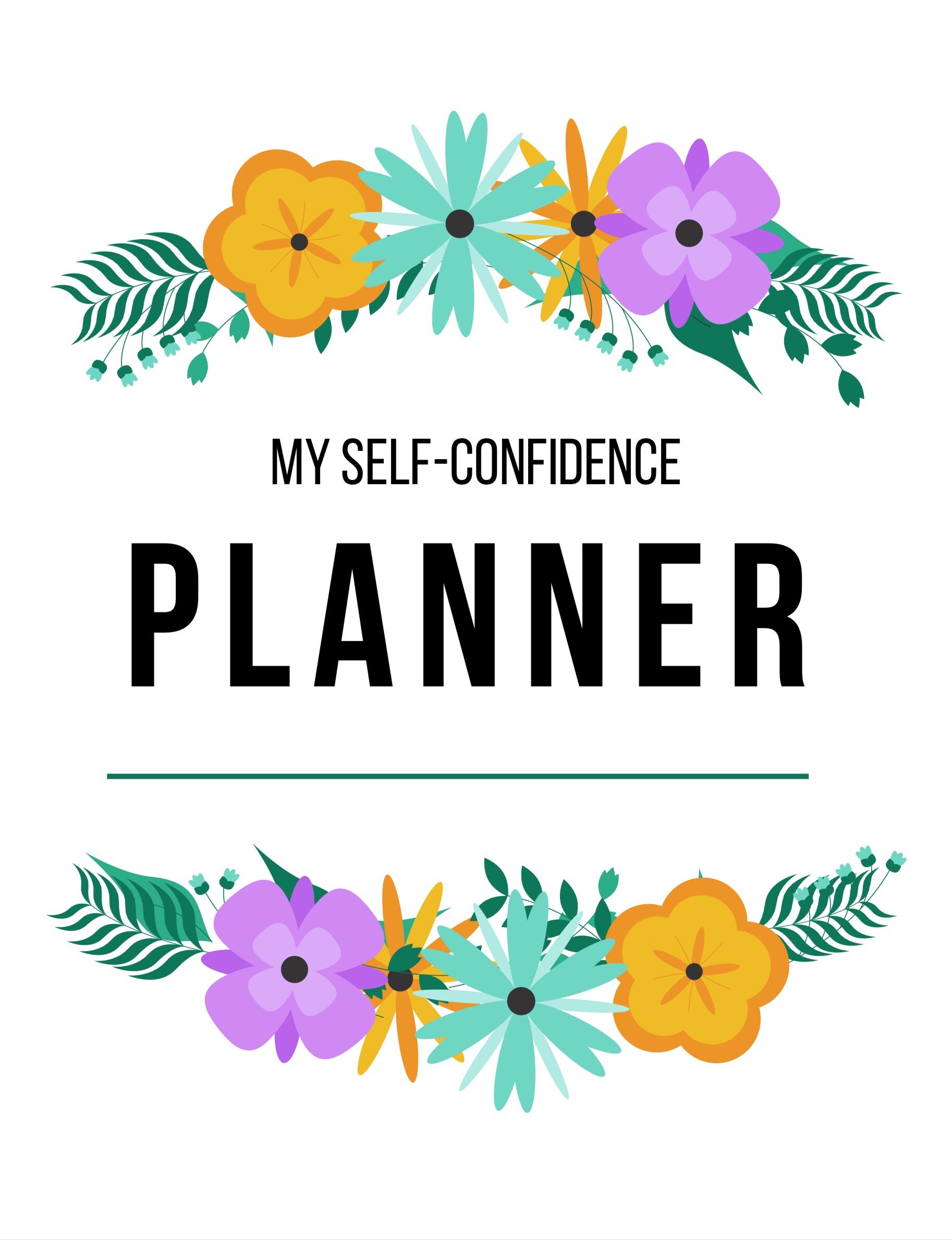 My Self-confidence Planner, Self Confidence Planner, Self Confidence ...