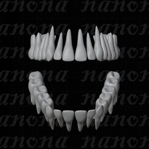 3D Printing Teeth Model, Humanteeth STL File, 3D Prints, Jewellery ...