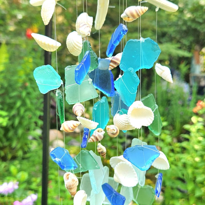 Sea Glass Wind Chime - Etsy