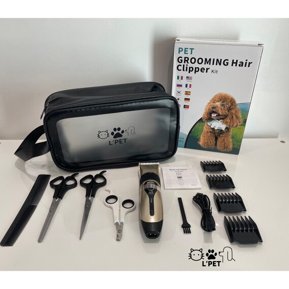 Grooming Kit With Accessories for Dogs & Cats Cordless Low - Etsy